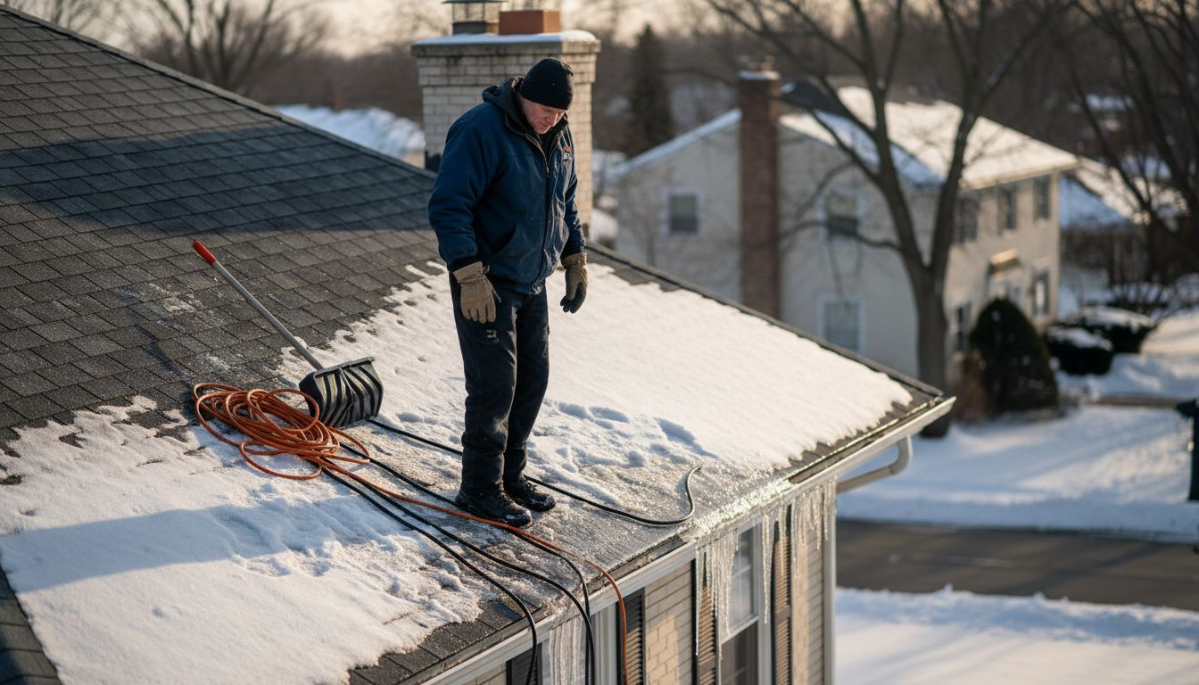Roof Ice Melt Systems: Preventing Winter Roof Damage | Sabatalo Contracting